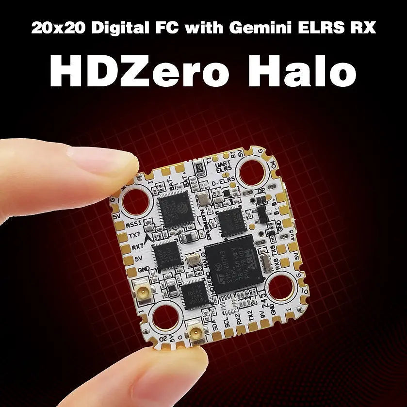 HDZero Halo Mini Flight Controller – H743, ELRS Gemini, Digital FPV – NewBeeDrone
