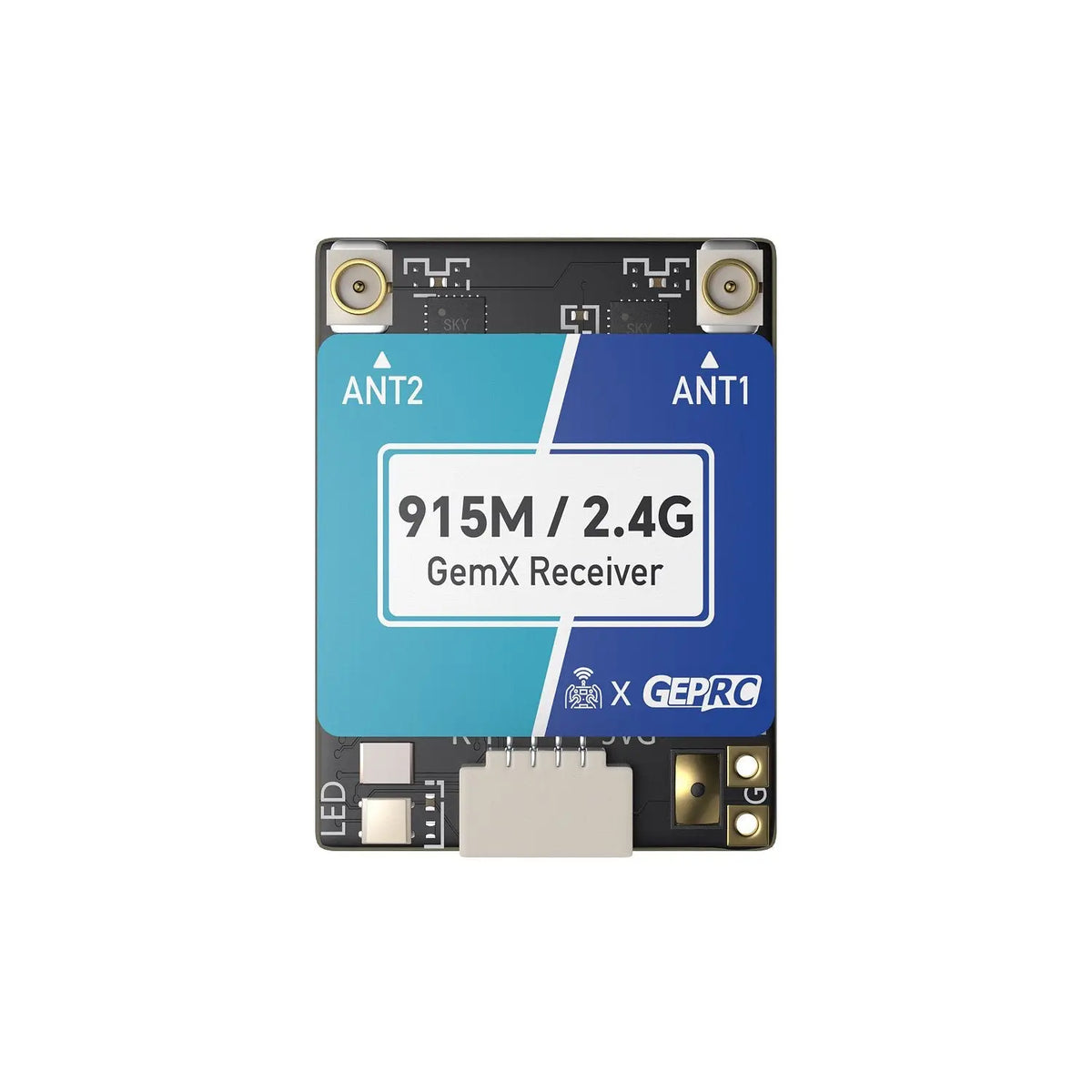 GEPRC ELRS 915M/2.4G Gemini Xrossband Receiver – NewBeeDrone
