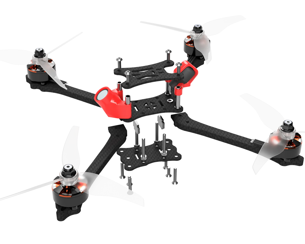 DinDrones Typhon V7 T700 - 5" racing frame – NewBeeDrone