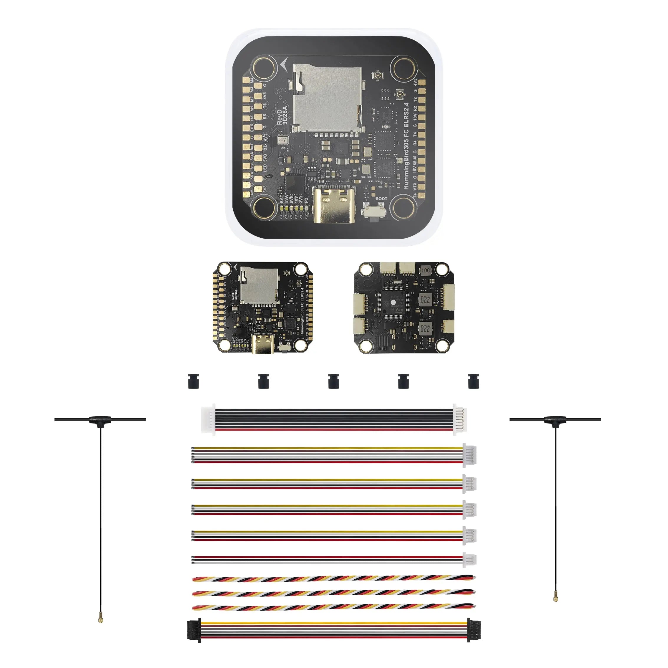 Hummingbird 305 Flight Controller F722 ICM42688 with Diversity ELRS 2 ...