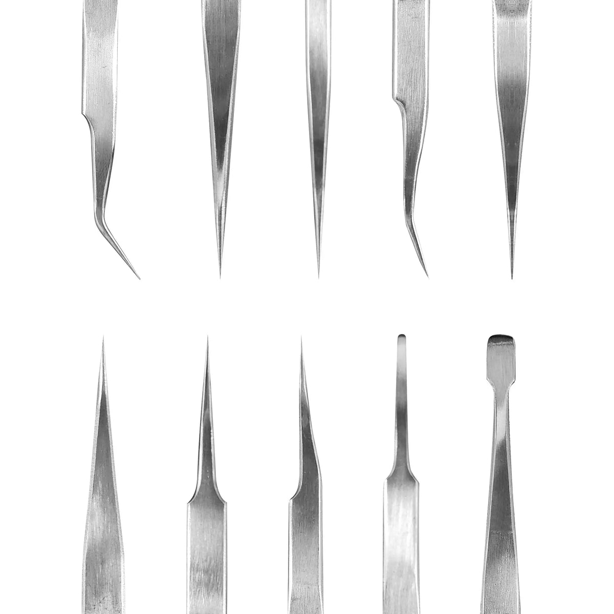 NewBeeDrone High Precision Stainless Steel Tweezers Set