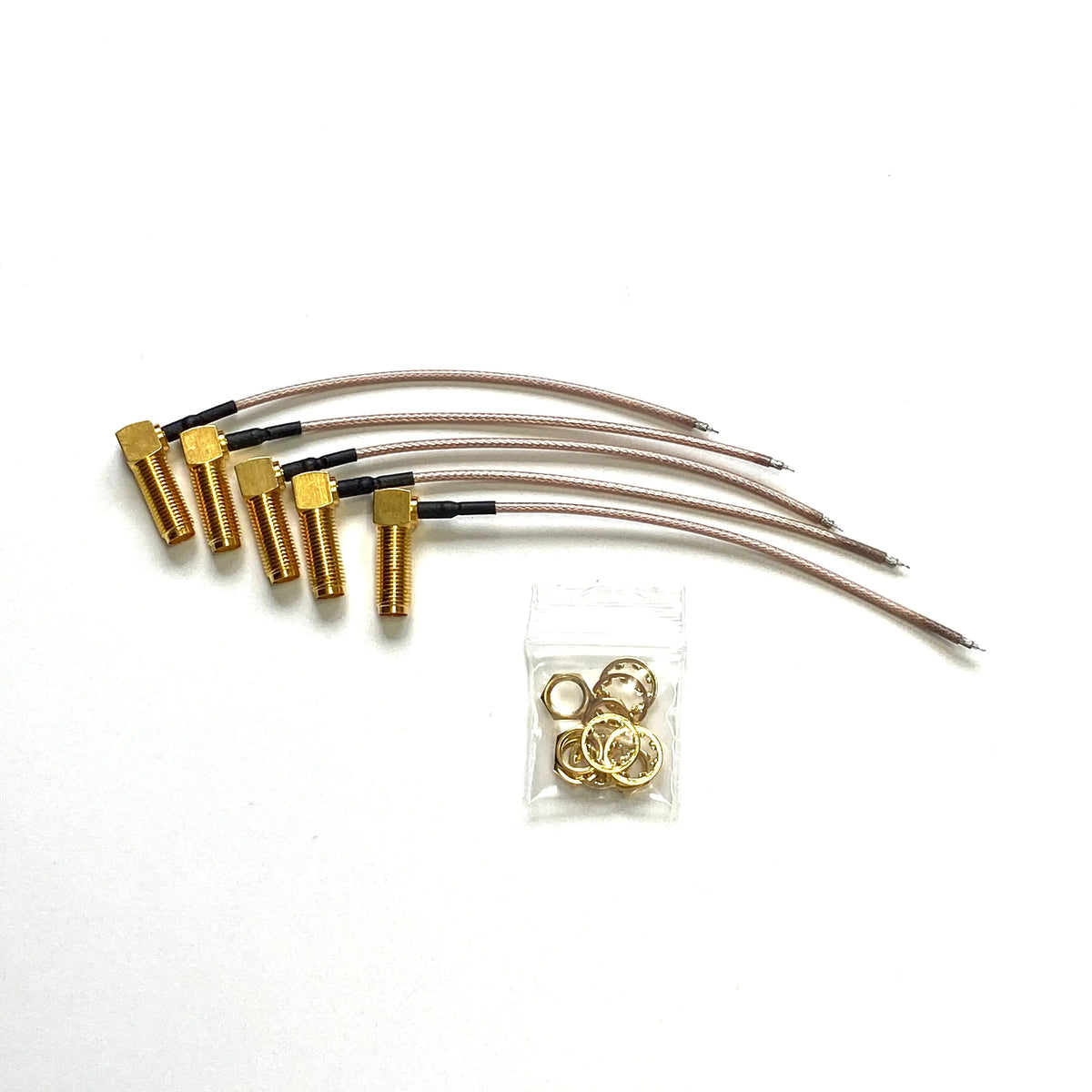 SMA Antenna Port 90 Degree with Cable 10cm – DIY Package – NewBeeDrone