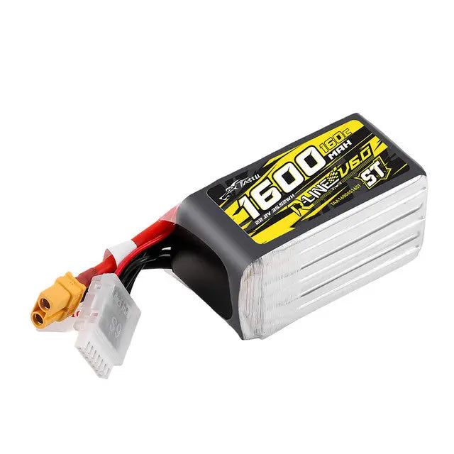 R-Line 6.0 1600mAh 160C 6S Lipo Battery with XT60 Plug – NewBeeDrone